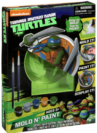 TMNT MOLD AND PAINT ACIVITY